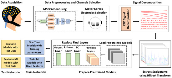 Exploiting Asymmetric EEG Signals with EFD in Deep Learning Domain for Robust BCI