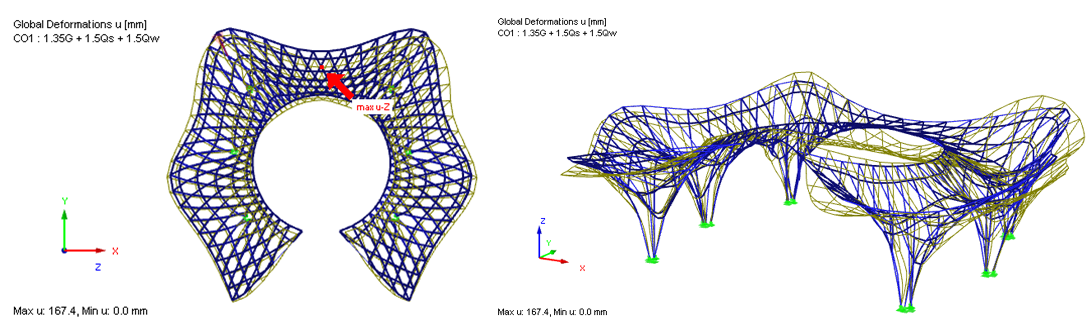 Optimal Design of a Canopy Using Parametric Structural Design and a Genetic Algorithm