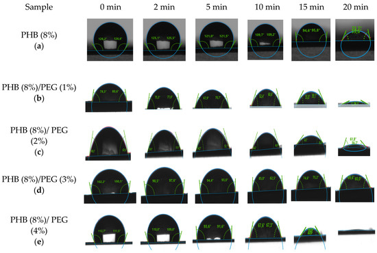 PHB/PEG Nanofiber Mat Obtained by Electrospinning and Their Performances