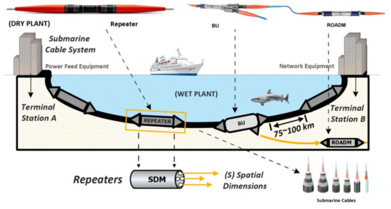 Toward SDM-Based Submarine Optical Networks: A Review of Their ...