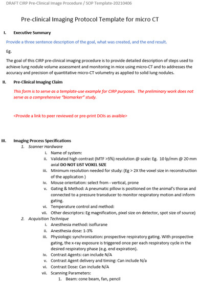 An Online Repository for Pre-Clinical Imaging Protocols (PIPs)