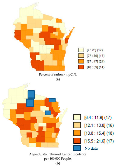 County-Level Radon and Incidence of Female Thyroid Cancer in Iowa, New ...
