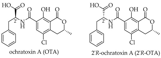 Interaction of Ochratoxin A and Its Thermal Degradation Product 2′R ...
