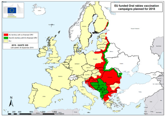 Zero Endemic Cases of Wildlife Rabies (Classical Rabies Virus, RABV) in ...