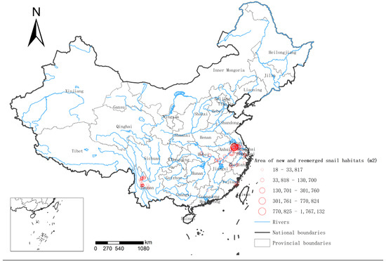 Oncomelania hupensis Distribution and Schistosomiasis Transmission Risk ...