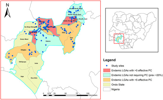 Updating the Endemicity Map of Soil-Transmitted Helminthiasis in Ten ...