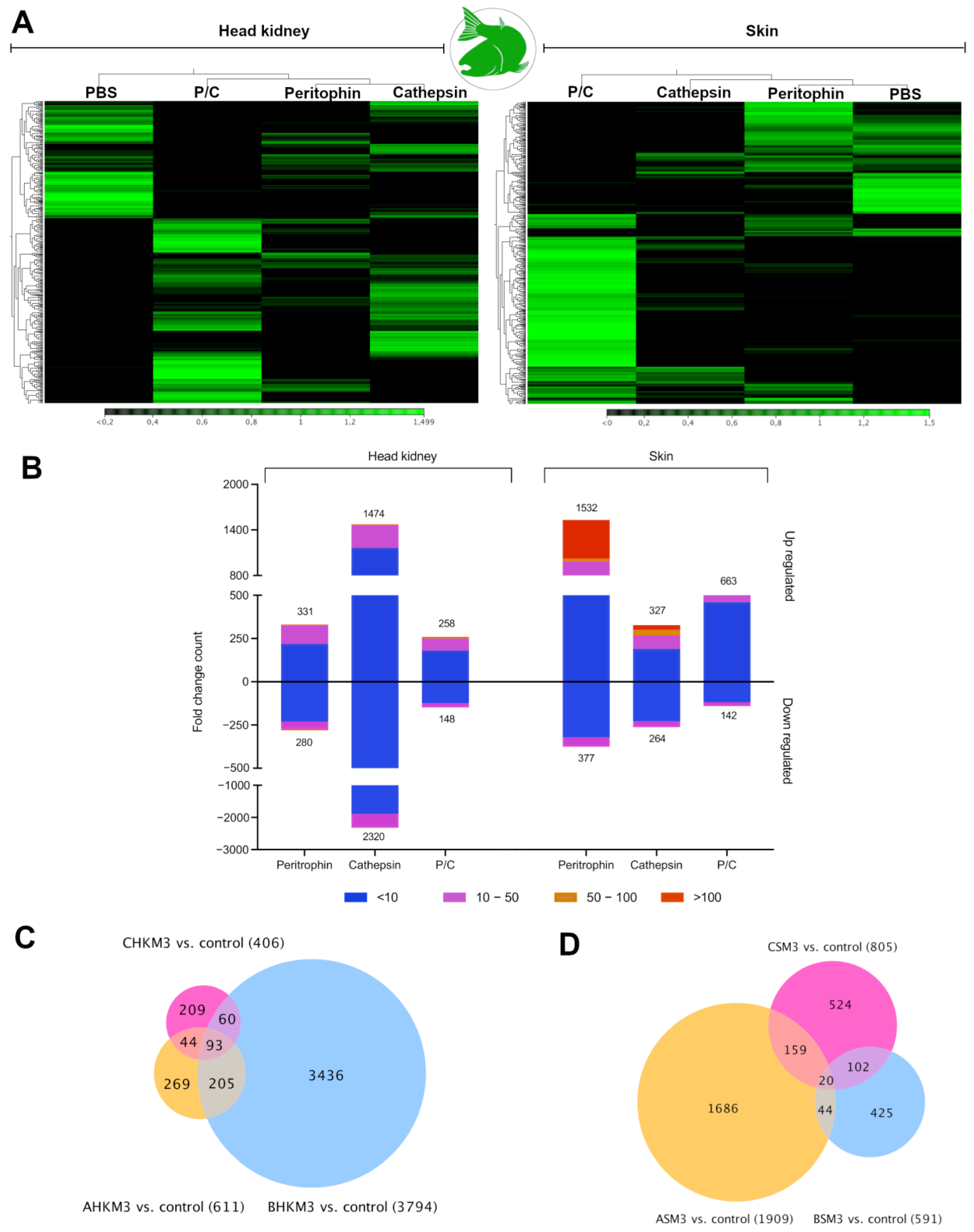 Dual RNA-Seq Analysis Reveals Transcriptome Effects during the Salmon–Louse Interaction in Fish ...