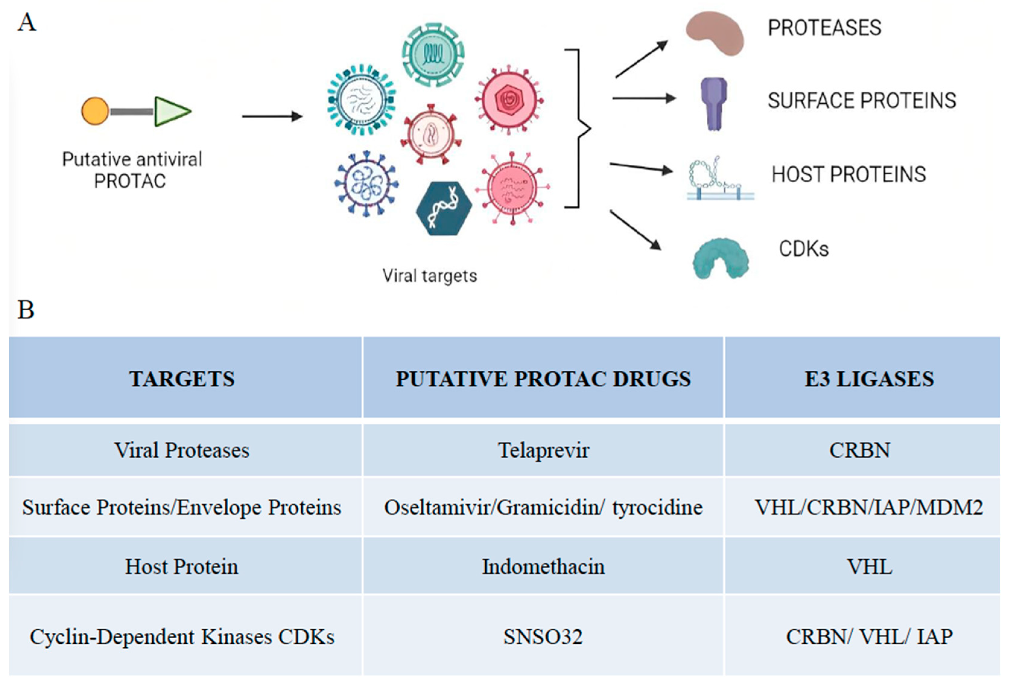 Recent Advances in PROTAC-Based Antiviral Strategies