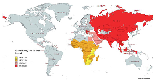Lumpy Skin Disease—An Emerging Cattle Disease in Europe and Asia