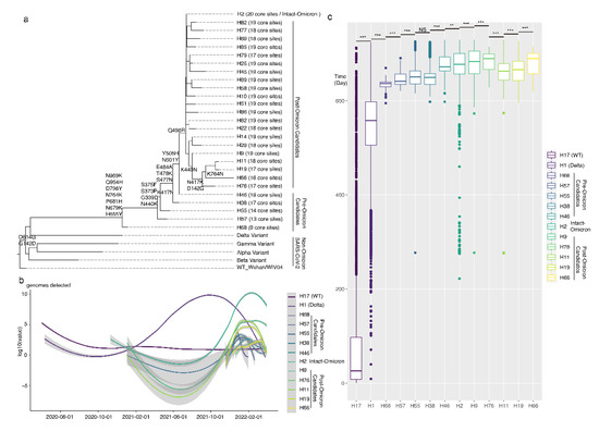 Origin and Reversion of Omicron Core Mutations in the Evolution of SARS ...