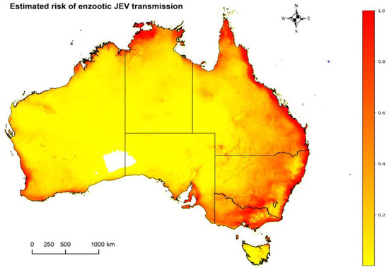 Japanese Encephalitis Enzootic and Epidemic Risks across Australia