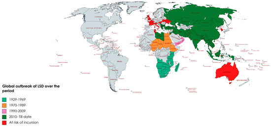 Global Burden of Lumpy Skin Disease, Outbreaks, and Future Challenges