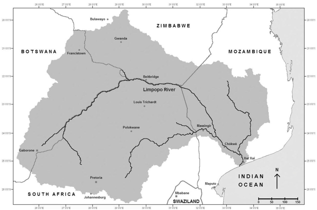 Cubango River Map