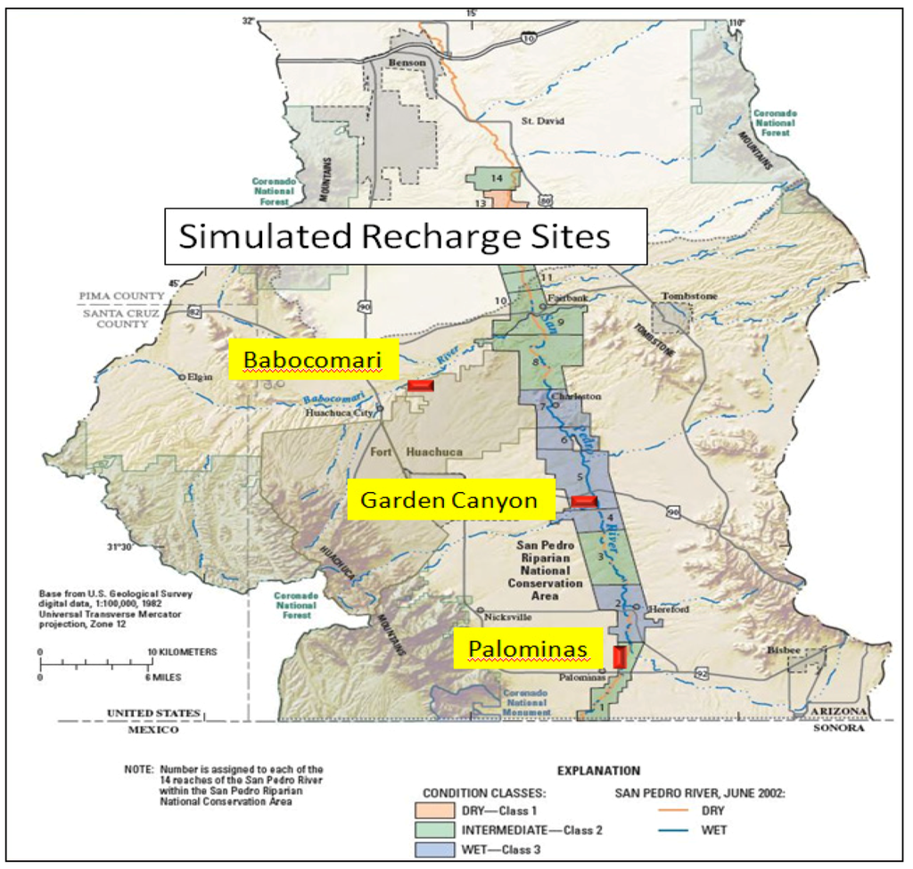 San Pedro River Arizona Map - Map