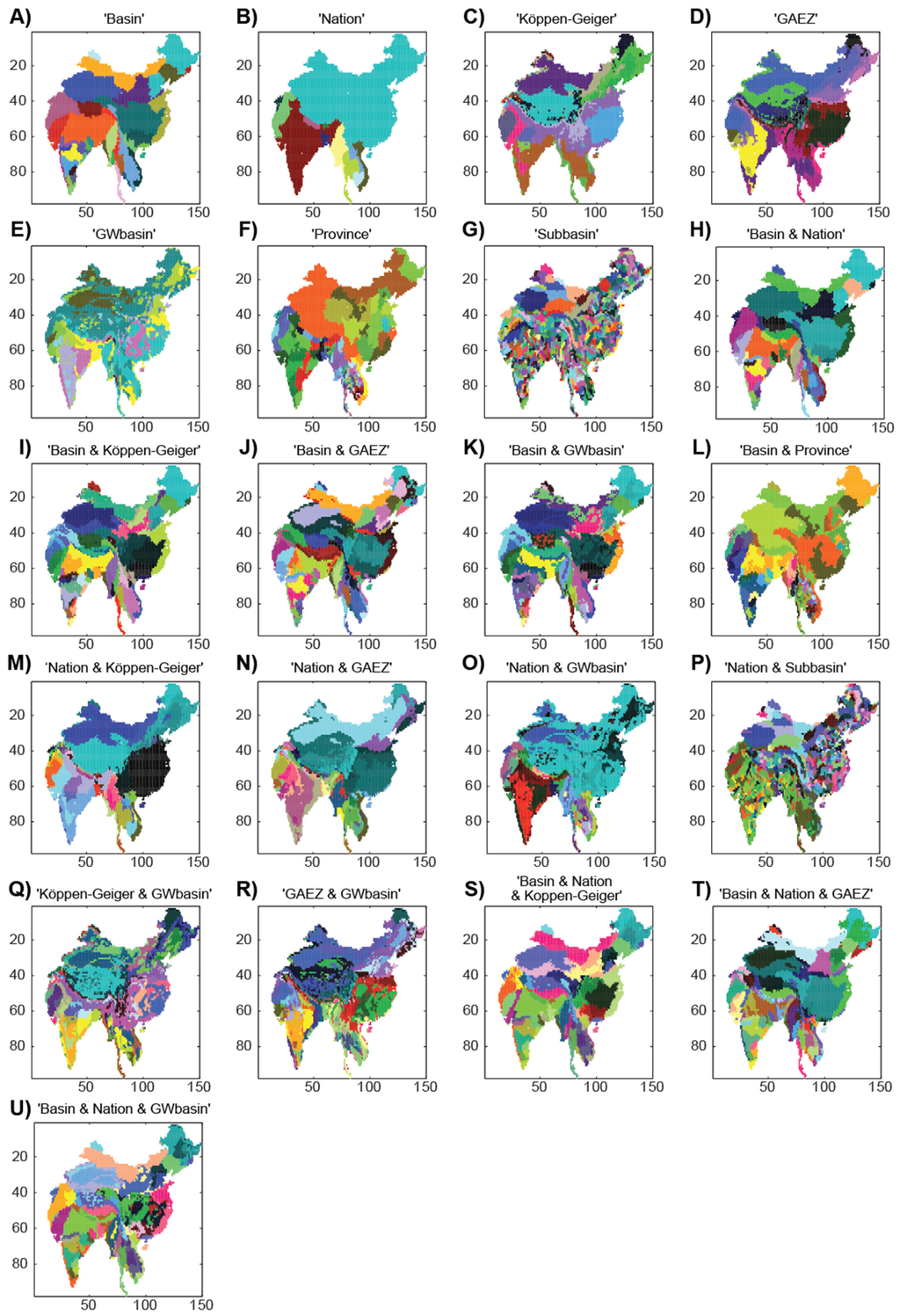 Exploring the Modifiable Areal Unit Problem in Spatial Water ...