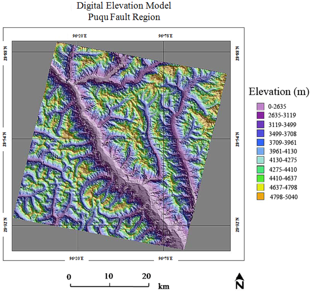 Active Tectonics Revealed by River Profiles along the Puqu Fault