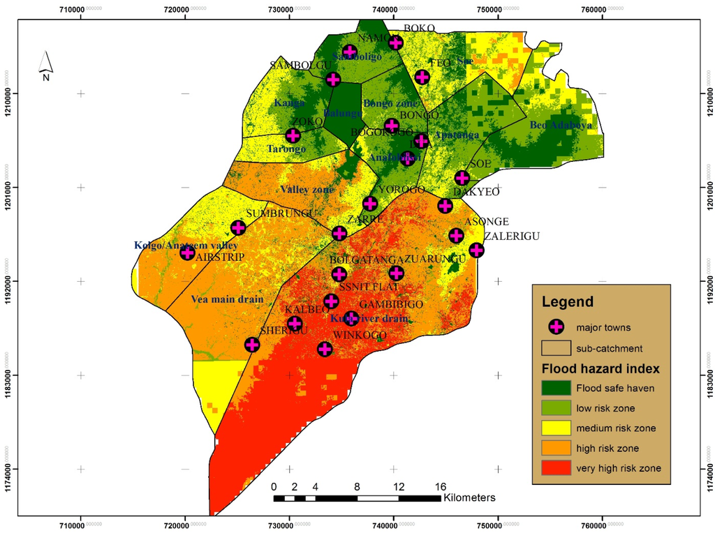 Water | Free Full-Text | Modeling Flood Hazard Zones at the Sub ...