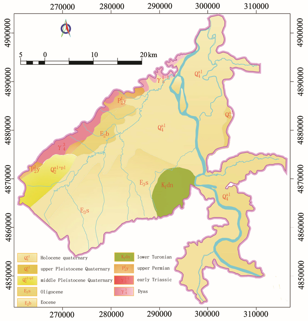 Numerical Simulation of Groundwater Flow in a River Valley Basin in ...