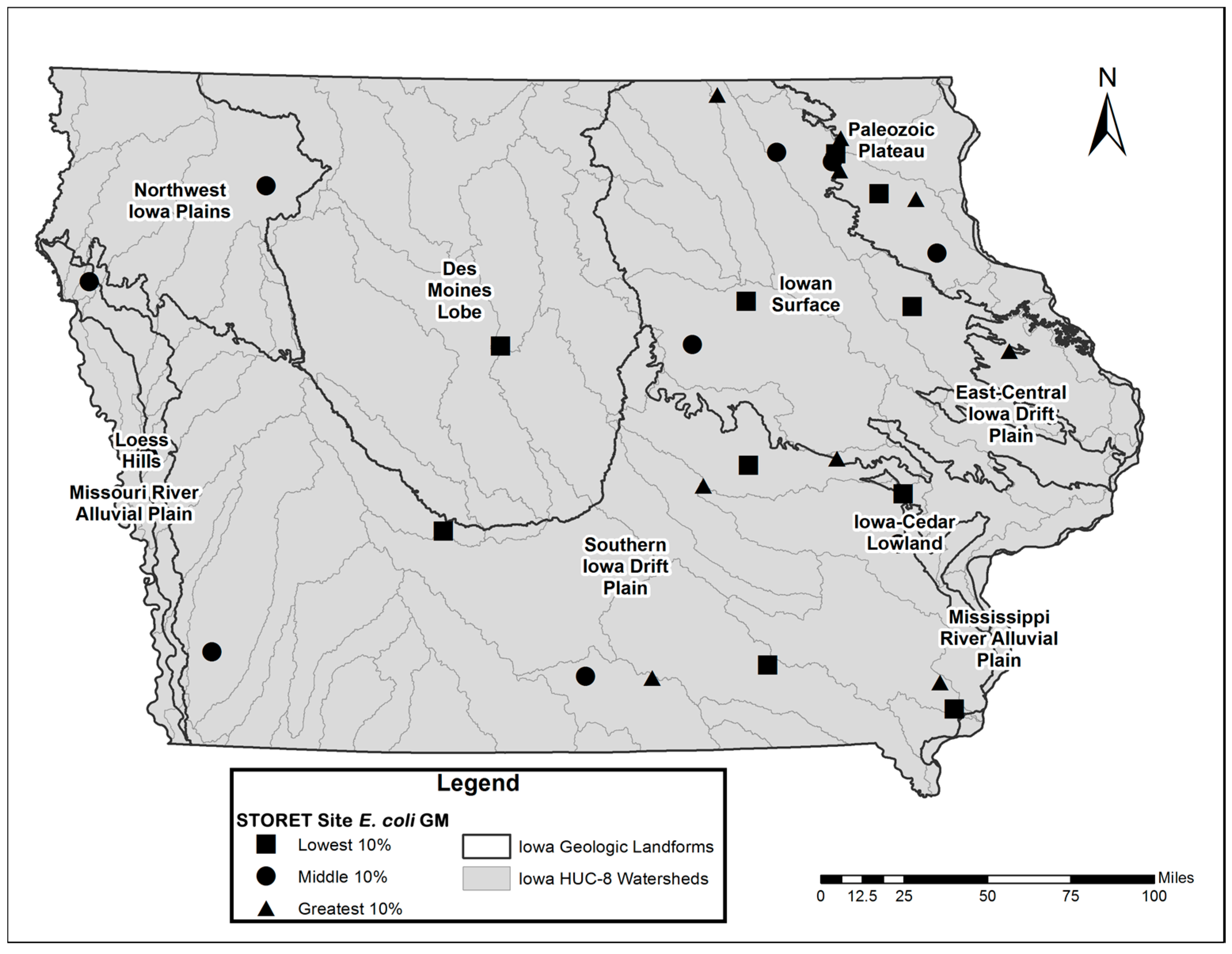 Relating Watershed Characteristics to Elevated Stream Escherichia coli ...