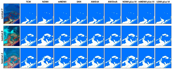 Open Surface Water Mapping Algorithms: A Comparison of Water-Related ...