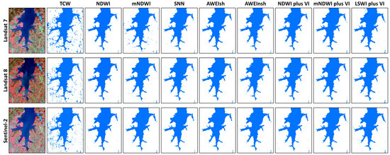 Open Surface Water Mapping Algorithms: A Comparison of Water-Related ...
