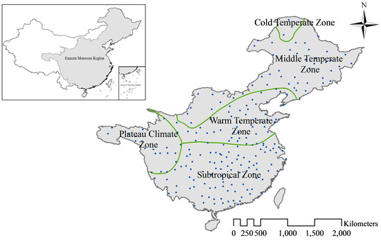 Projection of Climate Change Scenarios in Different Temperature Zones ...