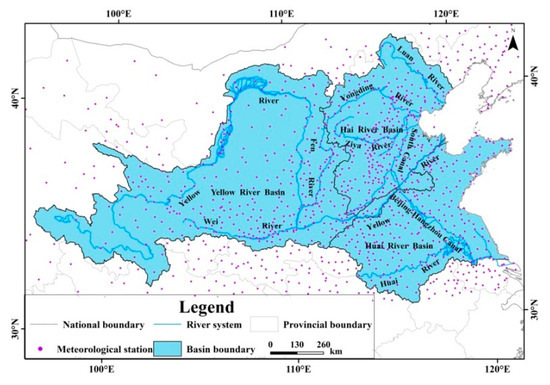 Huai River Map