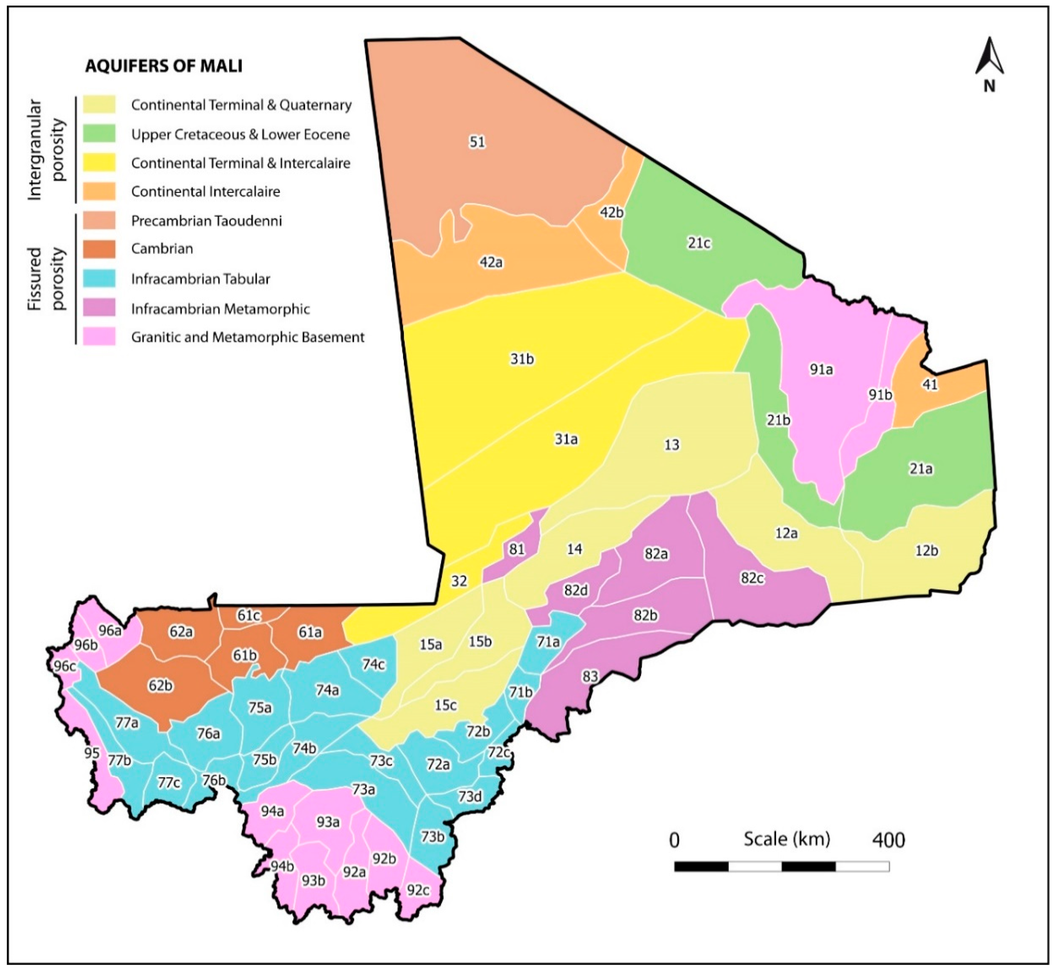 A Commune-Level Groundwater Potential Map for the Republic of Mali