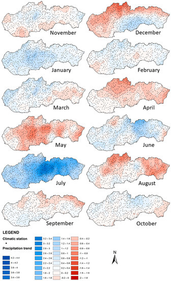 Water | Free Full-Text | Precipitation Trends over Slovakia in the ...