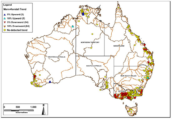 Water | Free Full-Text | Examination of Changes in Flood Data in Australia