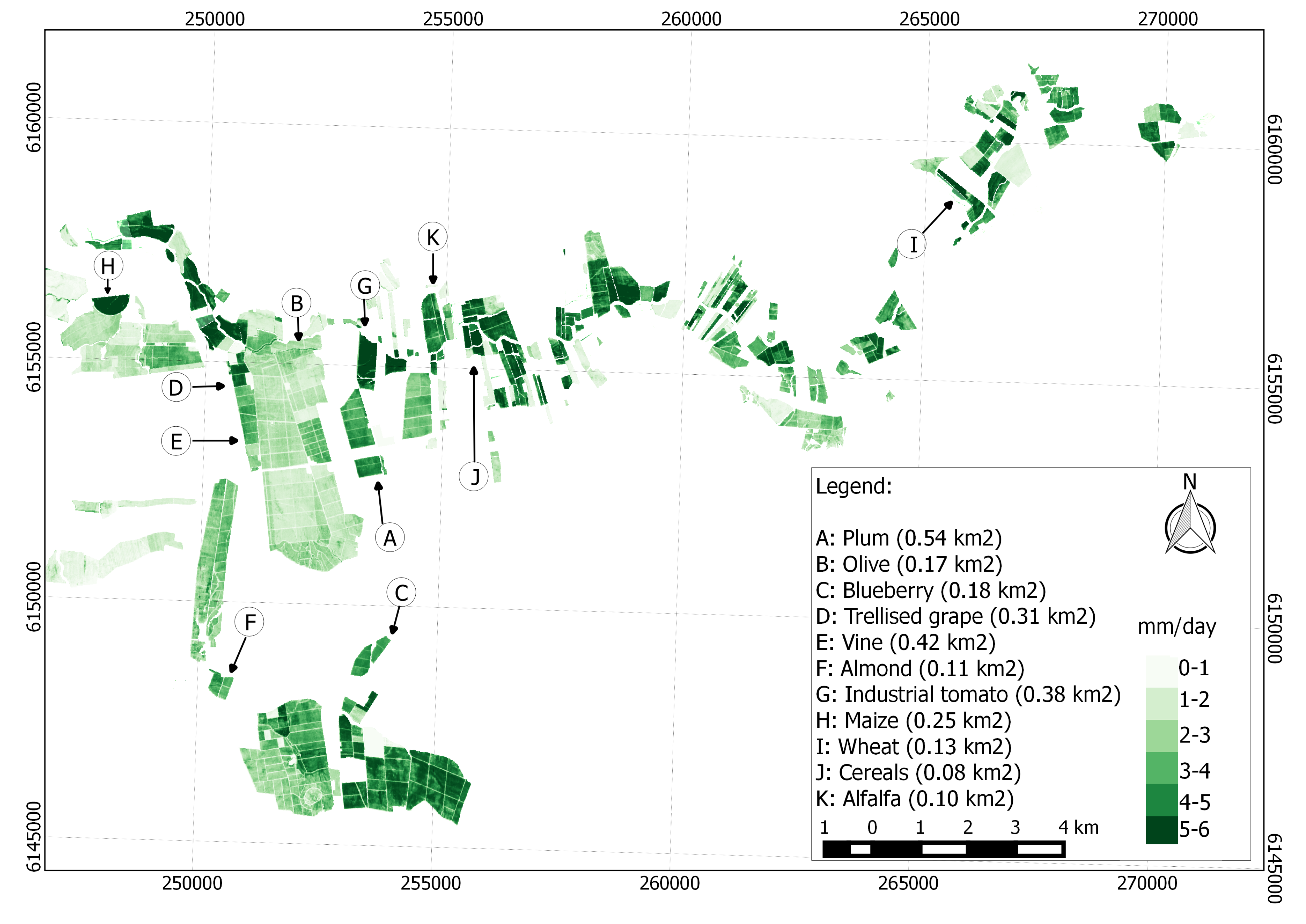 Seasonal Crop Water Balance Using Harmonized Landsat-8 and Sentinel-2 ...