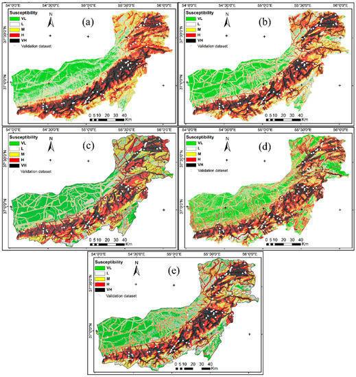 Water | Free Full-Text | Landslide Susceptibility Mapping Using GIS-Based Data Mining Algorithms