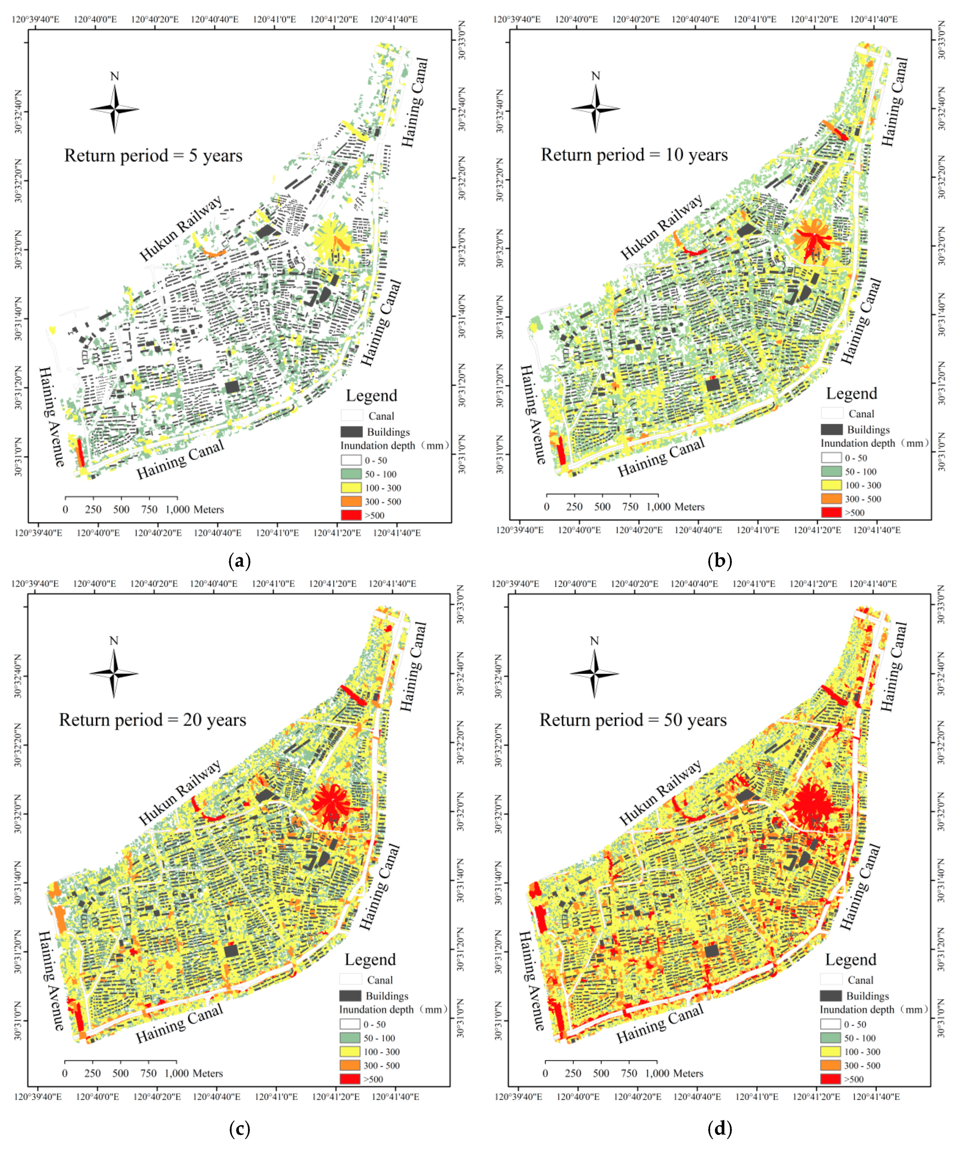 An Improved Simplified Urban Storm Inundation Model Based on Urban ...