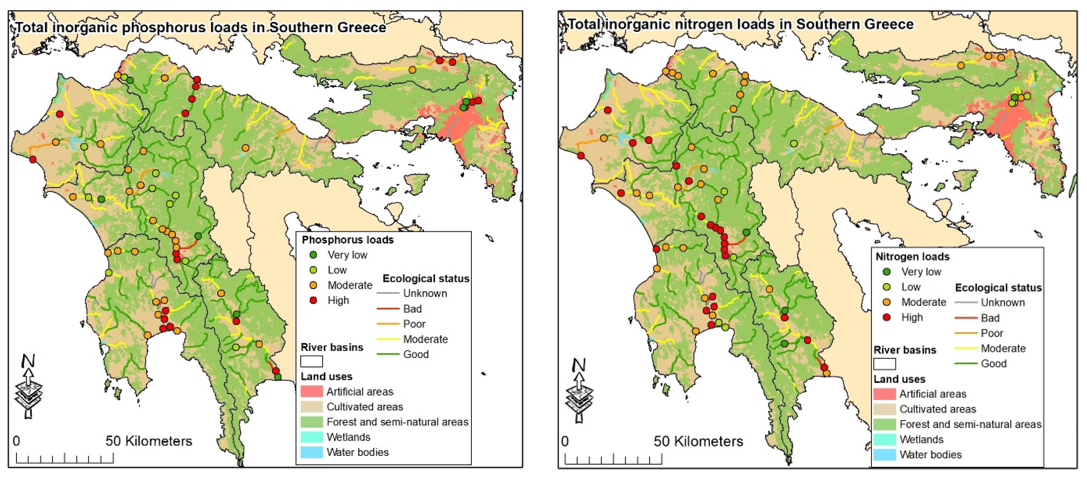 Nitrogen and Phosphorus Loads in Greek Rivers: Implications for ...