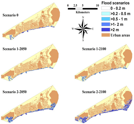Coastal Flooding Risk Assessment Using a GIS-Based Spatial Multi-Criteria Decision Analysis Approach