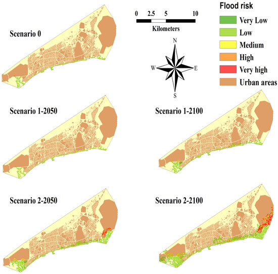 Coastal Flooding Risk Assessment Using a GIS-Based Spatial Multi-Criteria Decision Analysis Approach