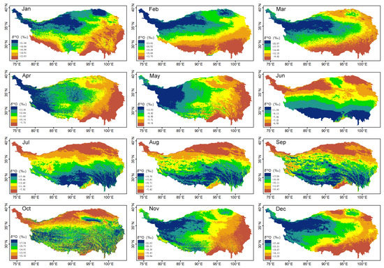 Isoscape of δ18O in Precipitation of the Qinghai-Tibet Plateau ...