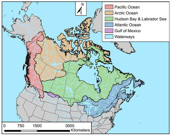 Water | Free Full-Text | Canadian Continental-Scale Hydrology under a ...
