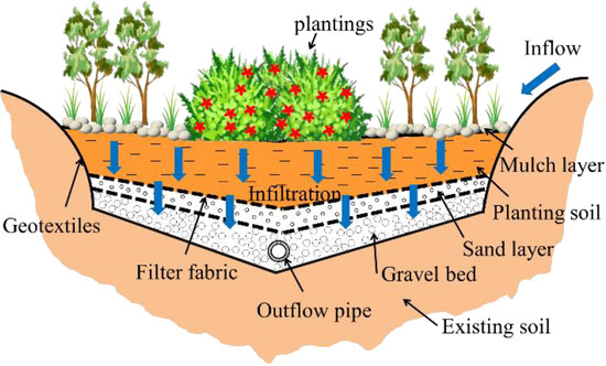 Water | Free Full-Text | Pollutant Removal Efficiency of a Bioretention ...