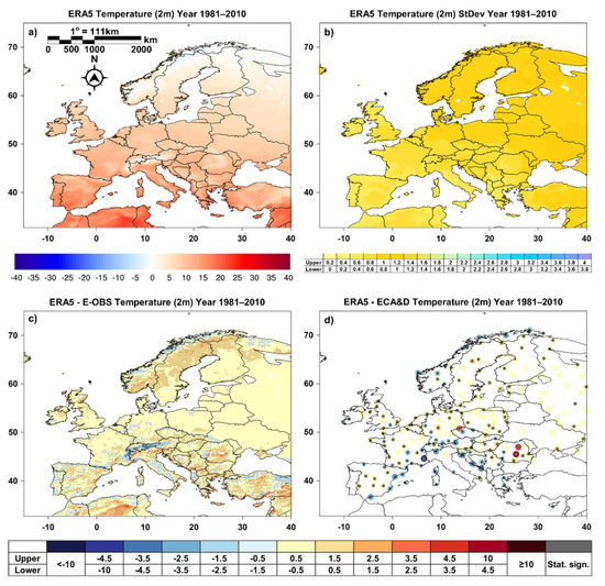 Reliability of the ERA5 in Replicating Mean and Extreme Temperatures ...