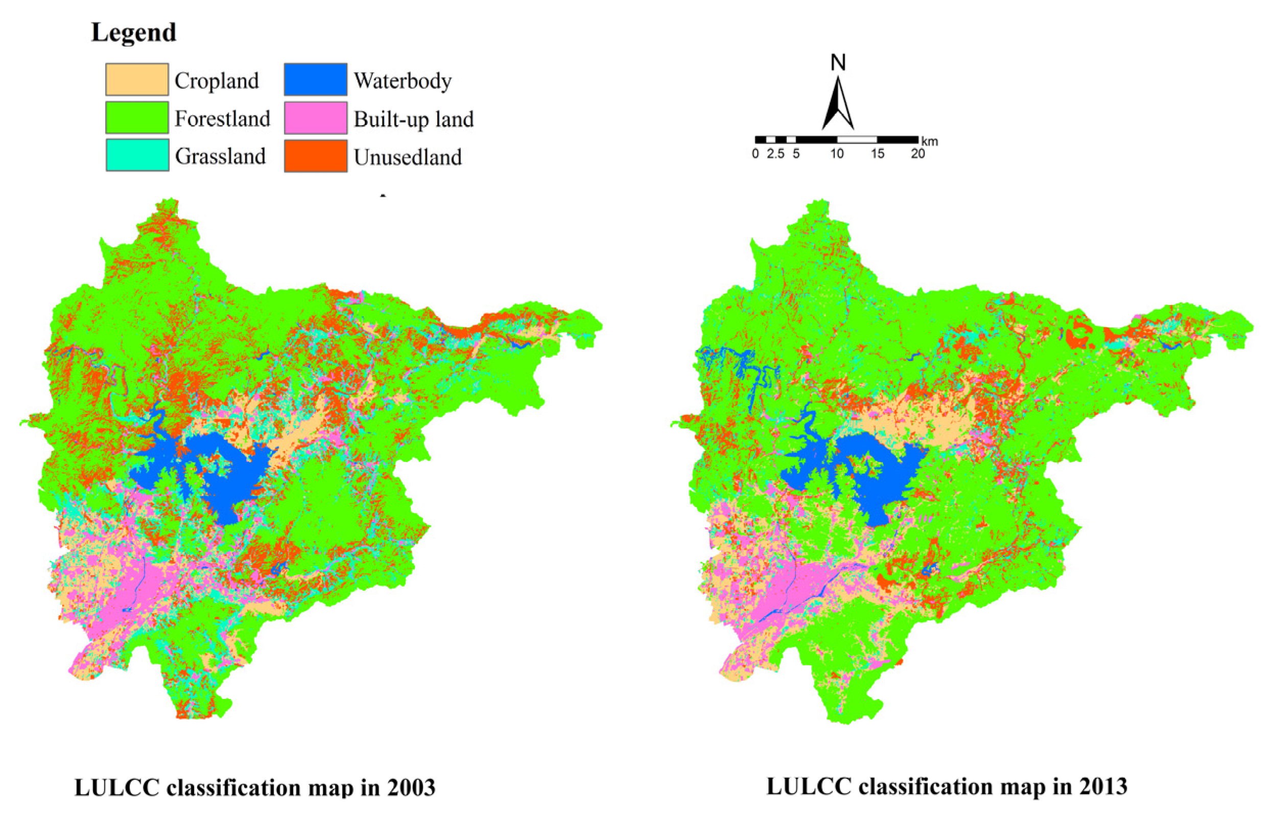 Estimating the Soil Erosion Response to Land-Use Land-Cover Change ...