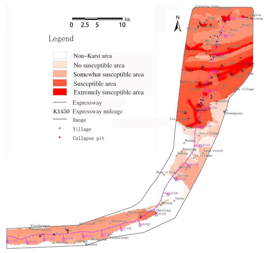 Evaluation of the Karst Collapse Susceptibility of Subgrade Based on ...