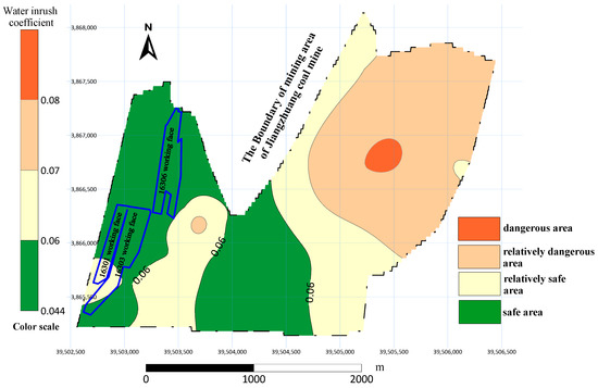 Risk Assessment of Water Inrush of a Coal Seam Floor Based on the ...