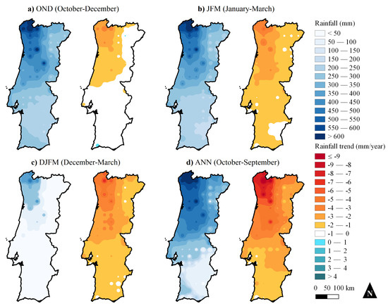 Grid-Point Rainfall Trends, Teleconnection Patterns, and Regionalised ...