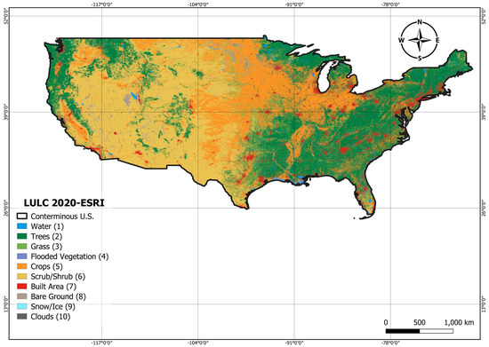 Assessment of Implementing Land Use/Land Cover LULC 2020-ESRI Global ...