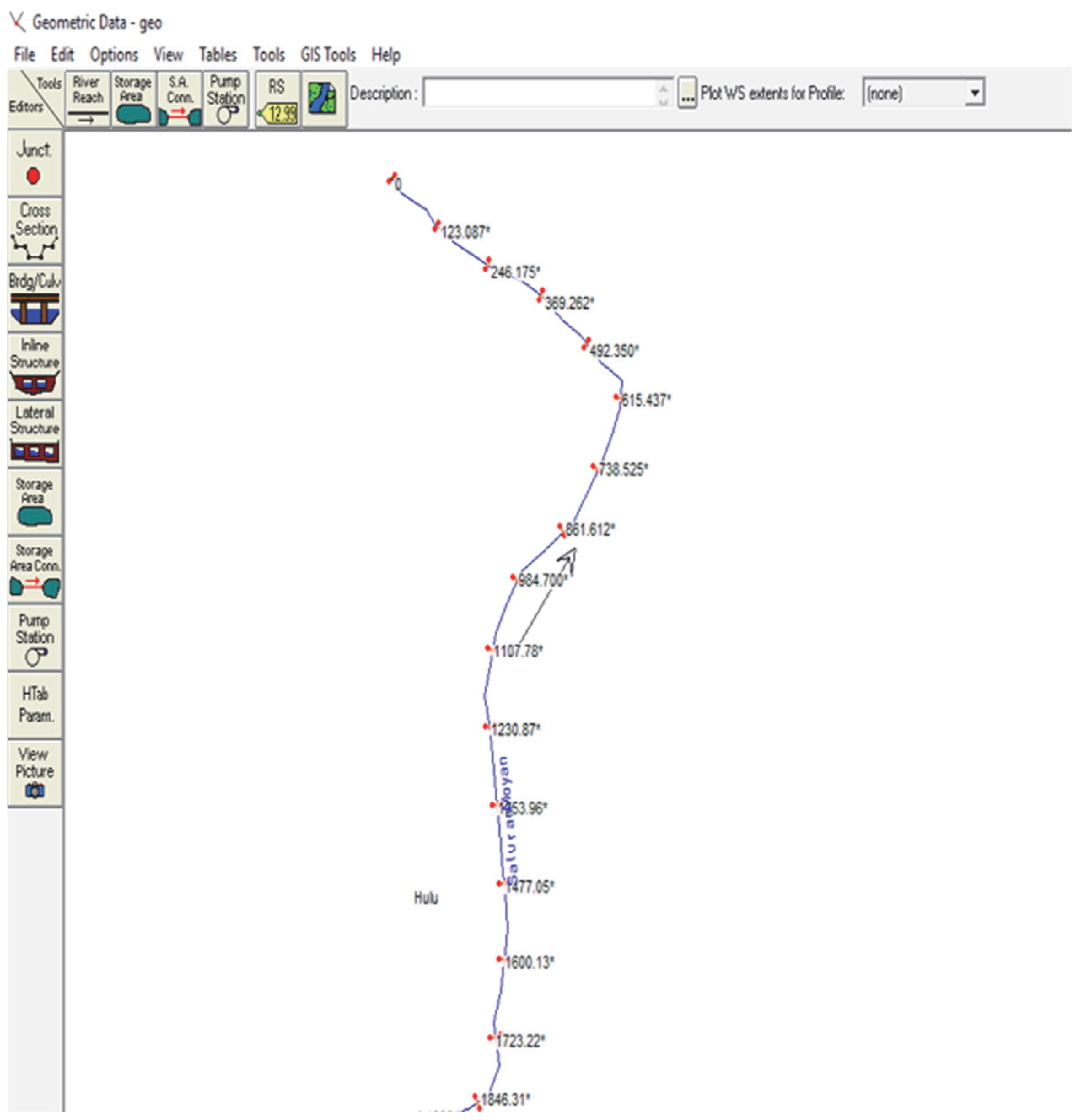 Application of the HEC-RAS Program in the Simulation of the Streamflow ...