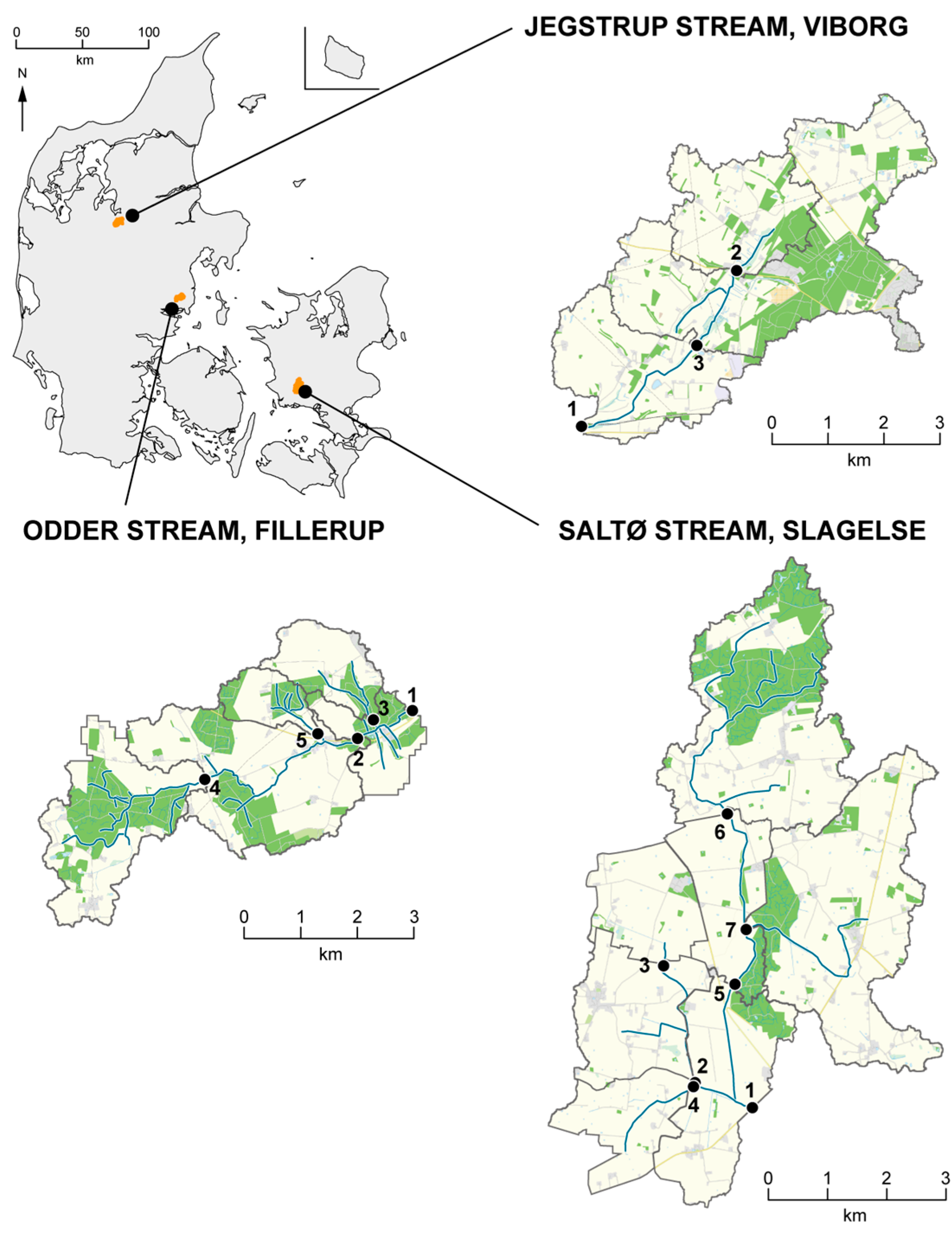 High Spatial Resolution Nitrogen Emission and Retention Maps of Three ...
