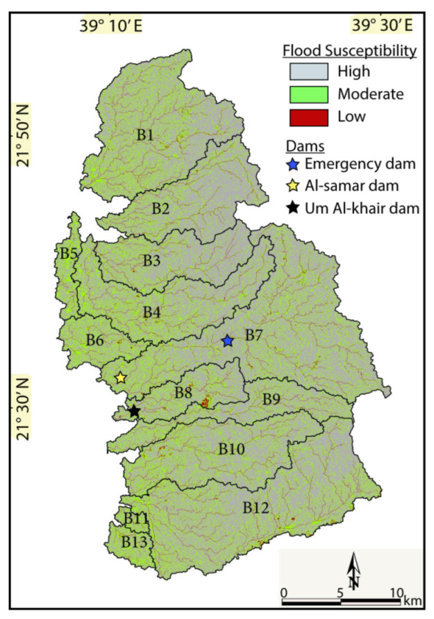 Morphometric Parameters and Geospatial Analysis for Flash Flood ...