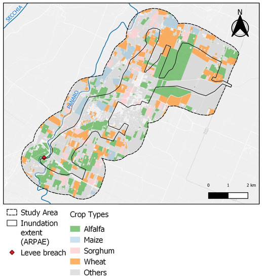 Estimations of Crop Losses Due to Flood Using Multiple Sources of ...