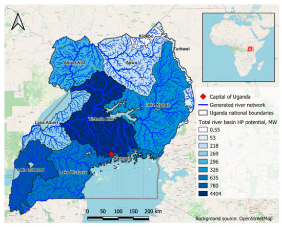 Small Hydropower Assessment of Uganda Based on Multisource Geospatial Data